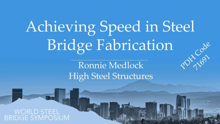 Video: Achieving Speed in Steel Bridge Fabrication - Short Span Steel ...