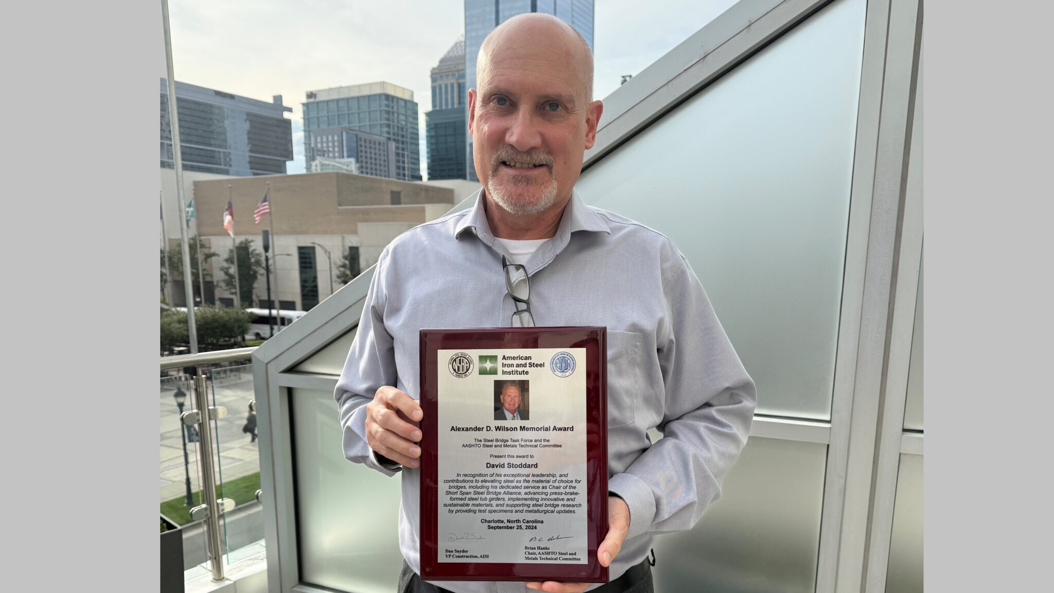 David Stoddard Named Recipient of Wilson Memorial Award - Short Span ...